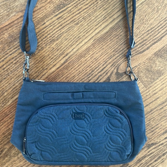 lug | Bags | Nwot Lug Samba Medium Adjustable Strap Crossbody Bag Purse Blue | Poshmark